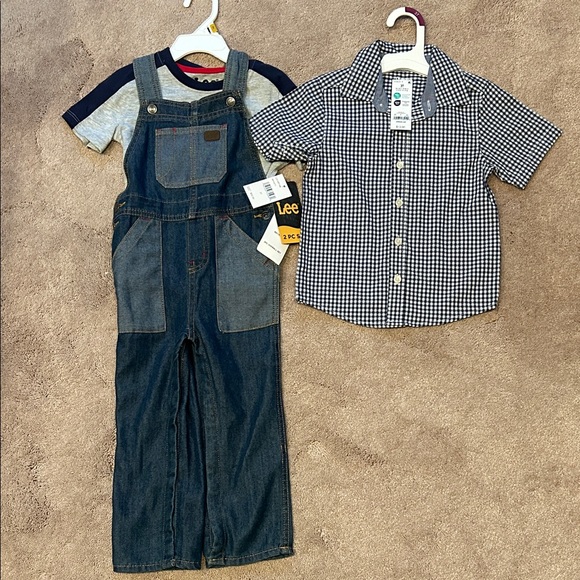 OshKosh B'gosh | Matching Sets | Three Piece Overall Set | Poshmark